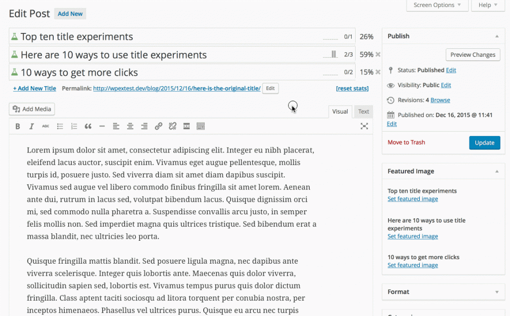 featured-images - WP Experiments